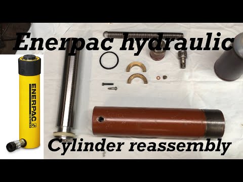 Hydraulic Spring Cylinder Rebuild/Assembly enerpac 2510