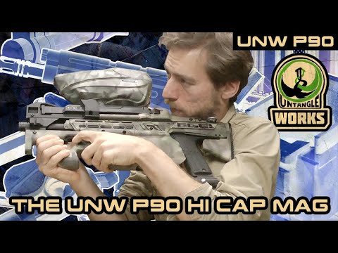 🚰 RUNQI P90 water gel blaster UNW P90 MAG MOUNT conversion・ 3D File for ...