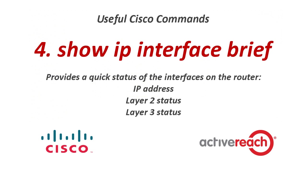 7 Useful Cisco Commands
