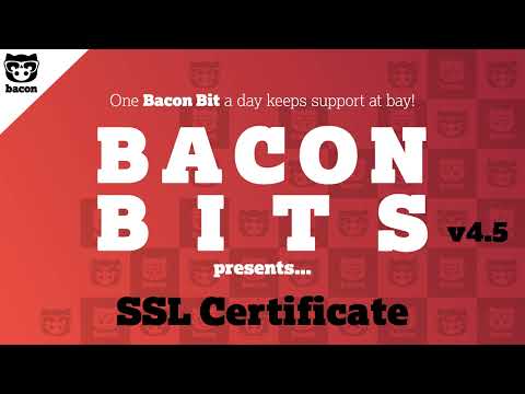 Bacon Unlimited - Update your SSL Certificate v4.5