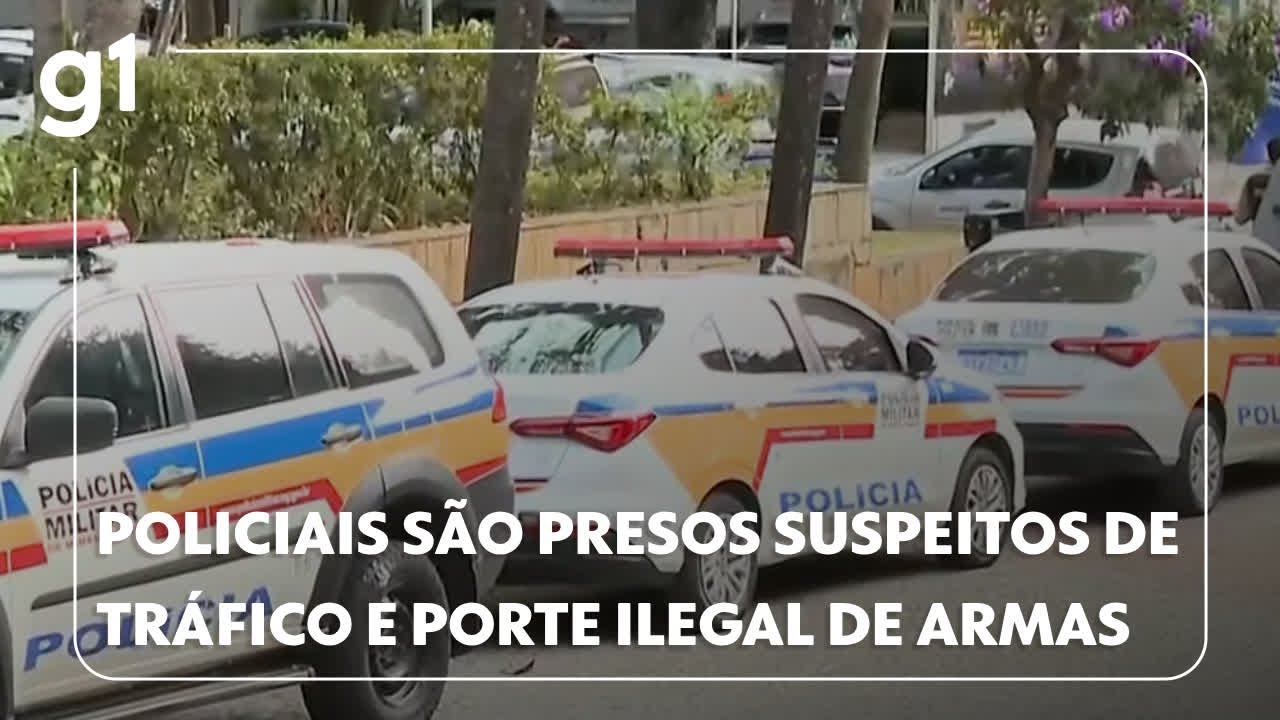 Cinco PMs são presos por suspeita de tráfico de drogas e posse ilegal de armas na Grande BH
