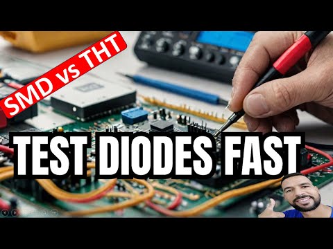 Diodes Testing in Seconds - Fast & Easy Method | SMD vs THT Diodes Which Is Easier to Test?
