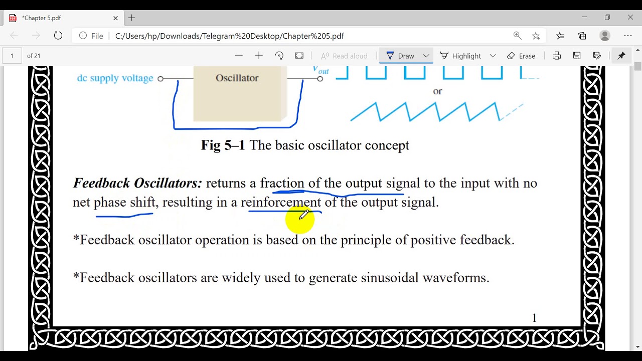Chapter 5-Part1/Oscillators, 3rd -Computer Engineering