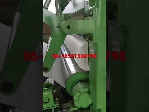 Jumbo rolls rewinder, both for paper mills and paper converting companies