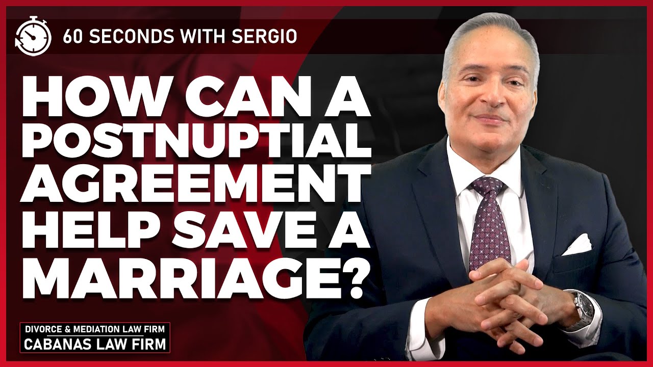 How Can a Postnuptial Agreement Help Save a Marriage?