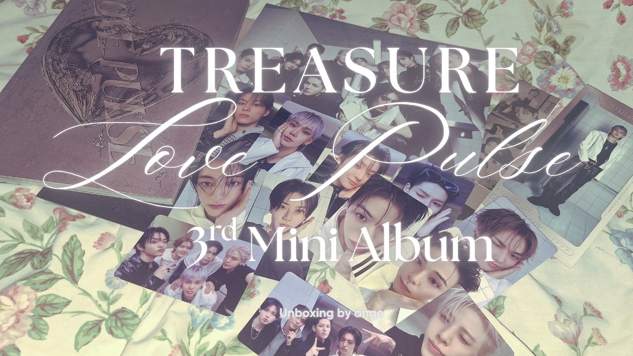 Unboxing Treasure 'Love Pulse' Album (Metal Ver.)˚˖𓍢ִ໋❀⋆.𐙚 ̊
