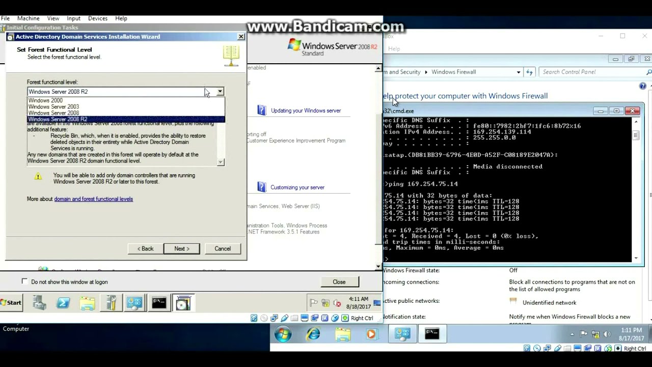 Windows 2008 R2 - Setting Up Server and Client