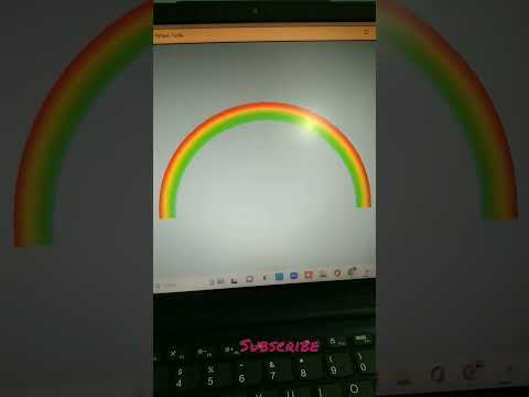 rainbow using python #idle #coding #python #viral #pythonprogram #computerscience