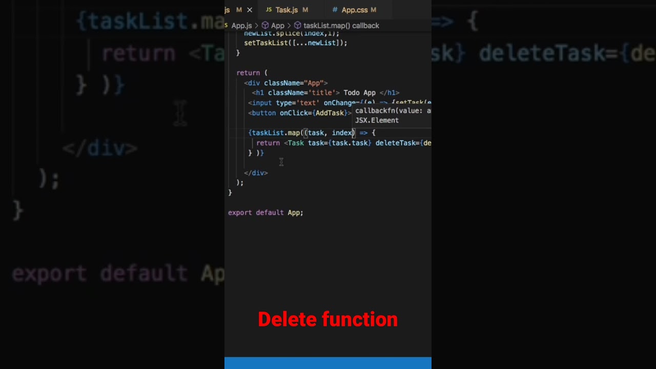how to add delete button , Delete function