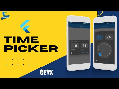 Time Picker in Flutter using GetX || Flutter || GetX