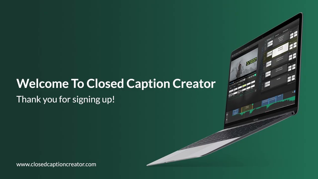 Welcome to Closed Caption Creator