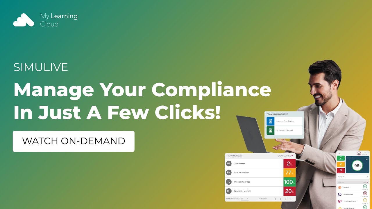 Live LMS Demo: Manage your compliance with just a few clicks!