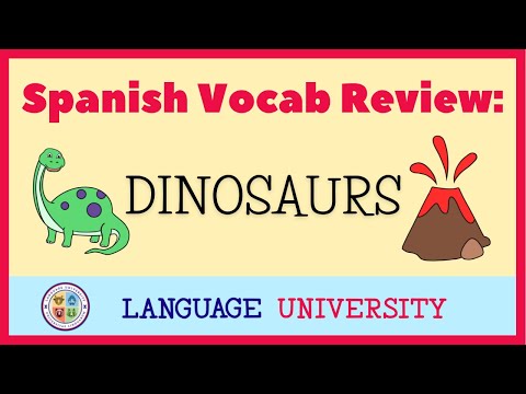 Dinosaurs | Spanish Vocab Review