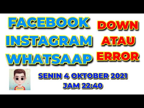 Facebook Instagram Whatsapp Gangguan Server Down Error
