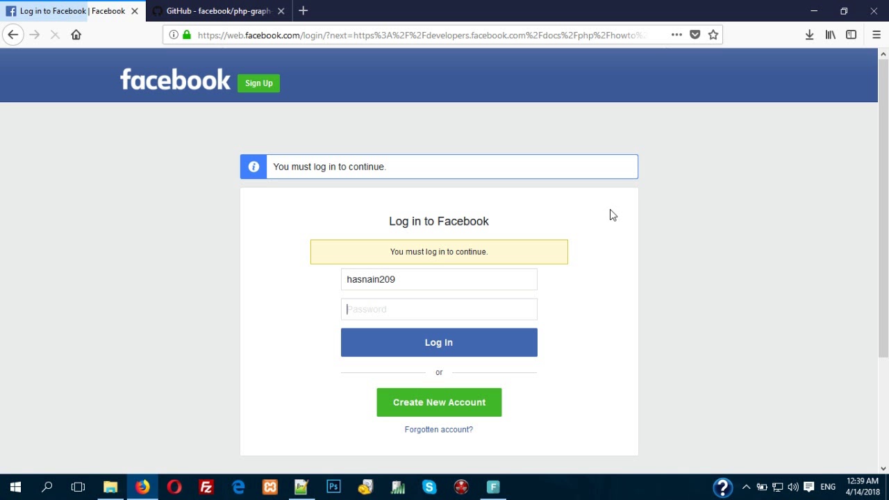 Facebook Application Development Tutorial With Graph Api and php sdk In Urdu/Hindi 2018