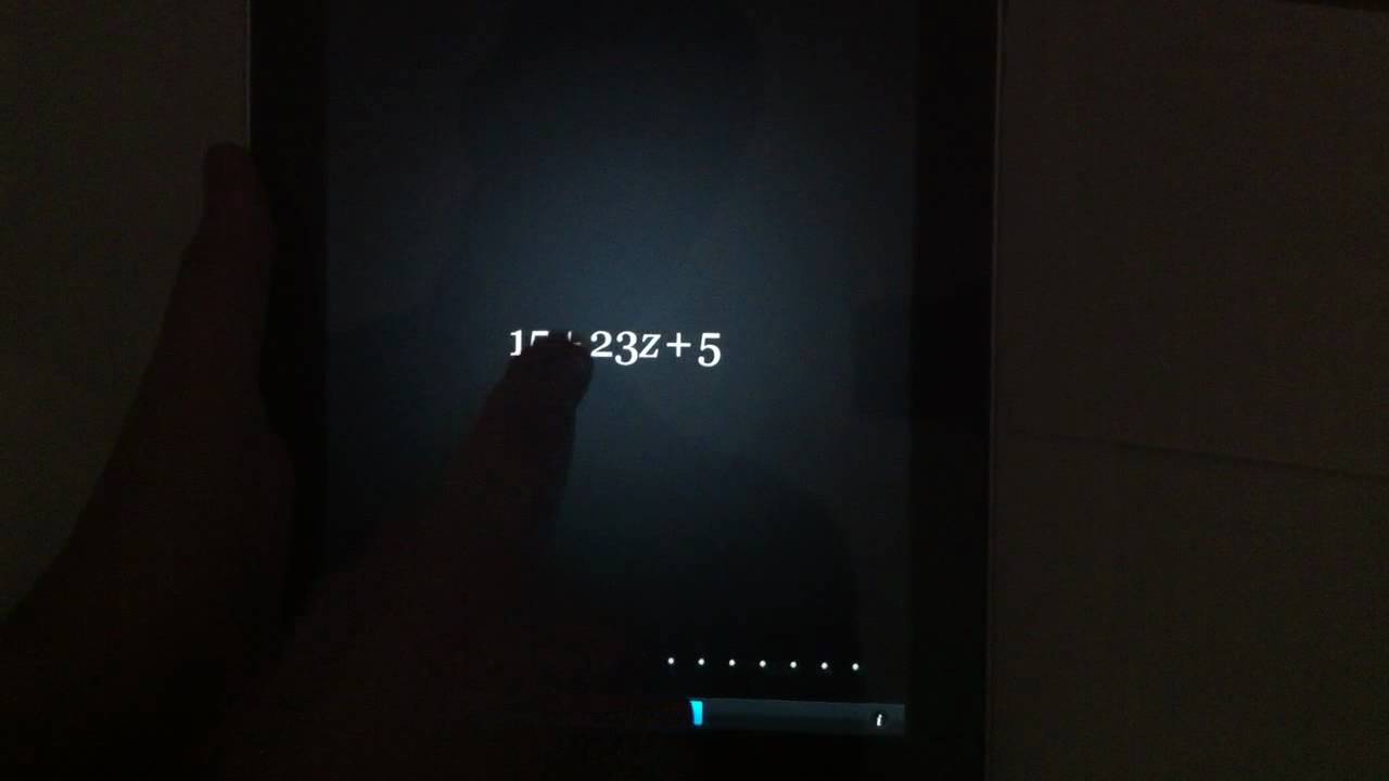 Algebra Touch for the iPad