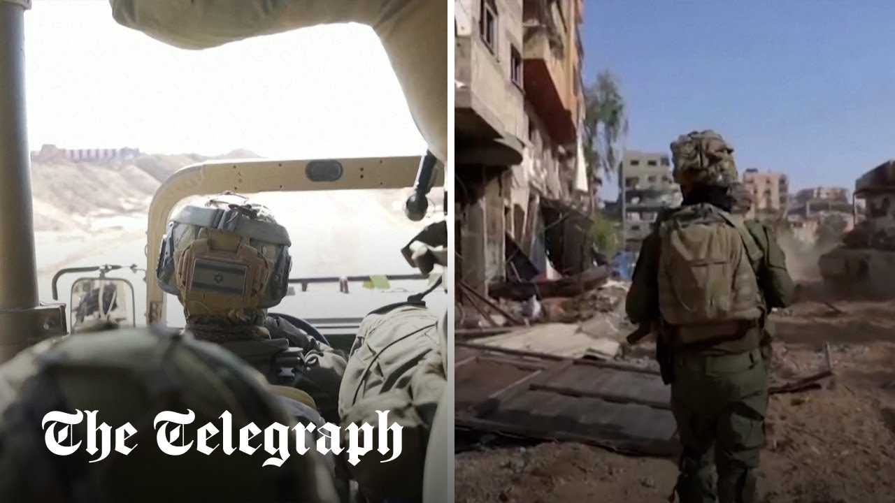 Main road in Gaza a 'battlefield'