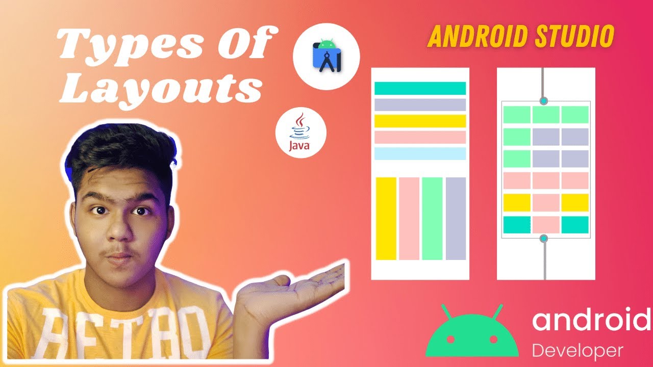 Layouts In Android XML|Constrain Layout, Relative & Linear Layout| Android Development Tutorial 2022
