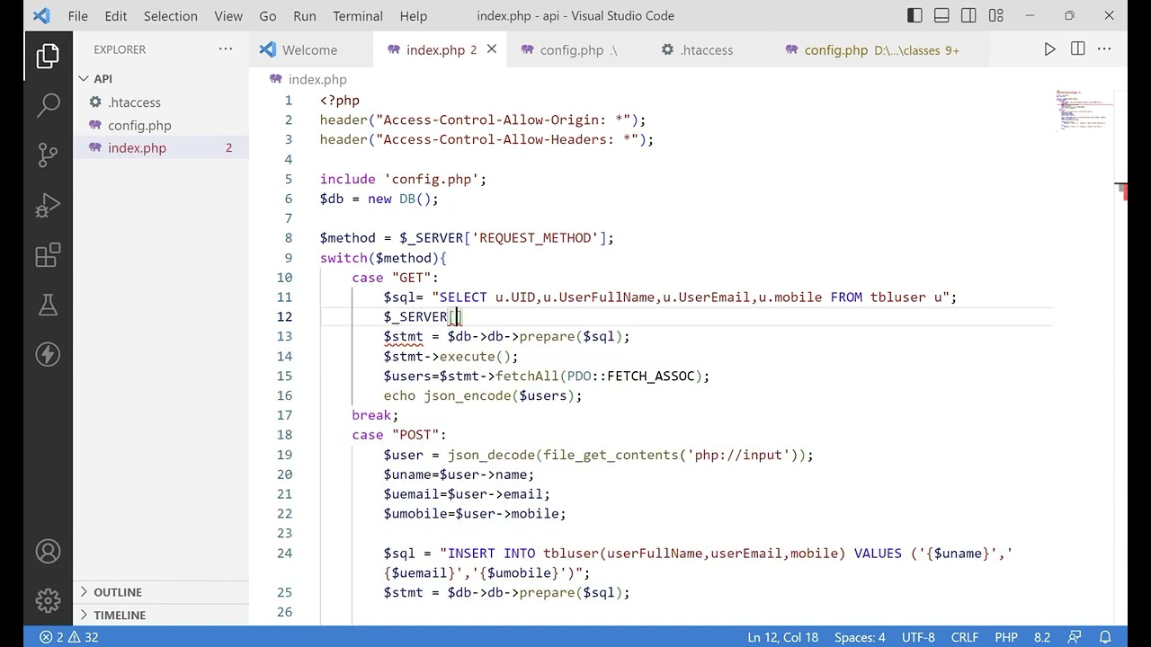 React CRUD using PHP API and MySQL Database | Part:5