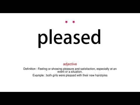 How to pronounce pleased - Vocab Today