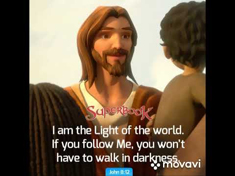 John 8:12 Superbook BIBLE VERSES