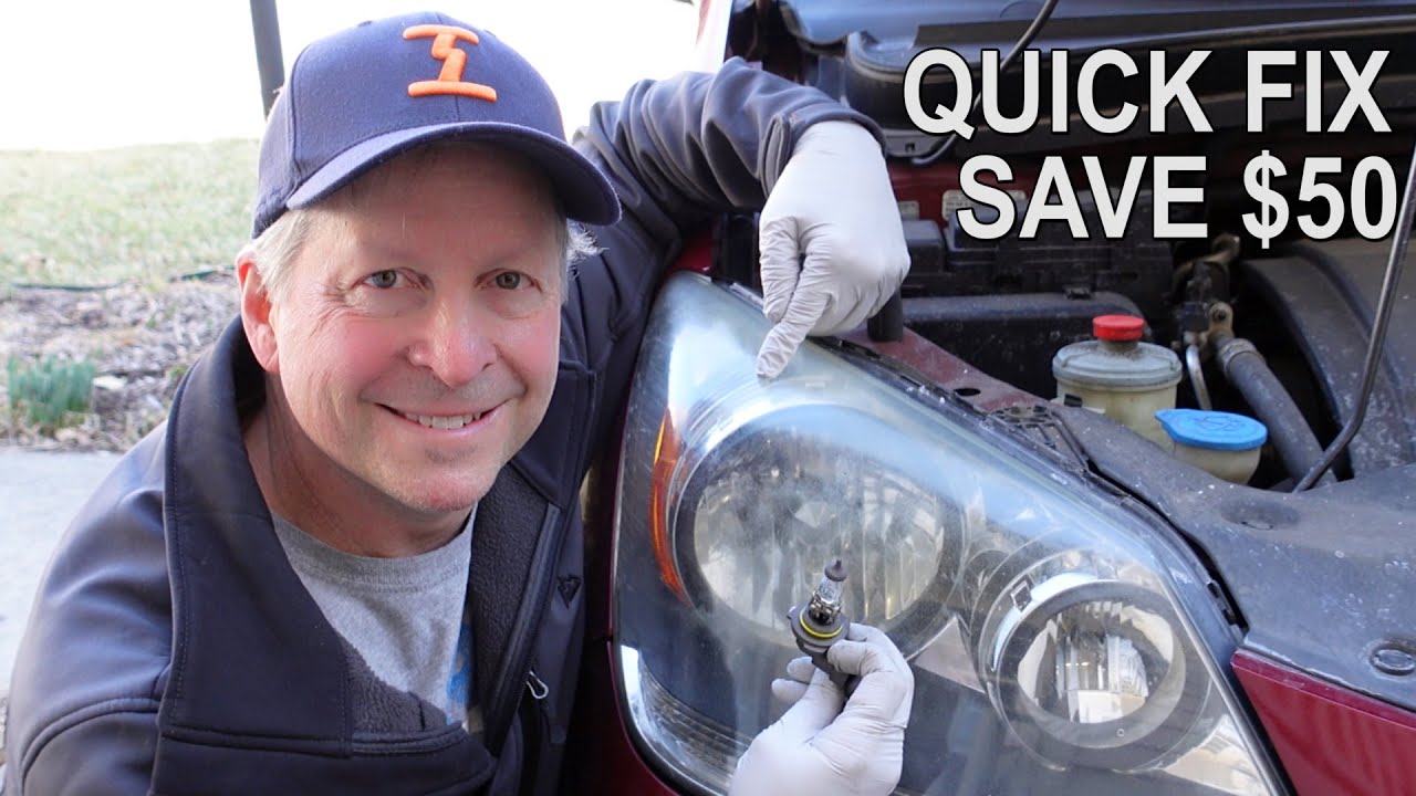 How to Replace a Headlight Bulb in 5 Minutes and Save $50 or More