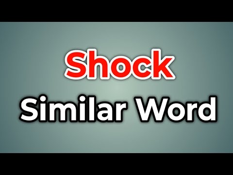 Shock Similar Word || Synonyms of Shock | Words Tube