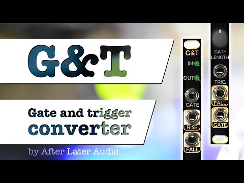 After Later Audio G&T Gate and Trigger Converter - Black | Reverb