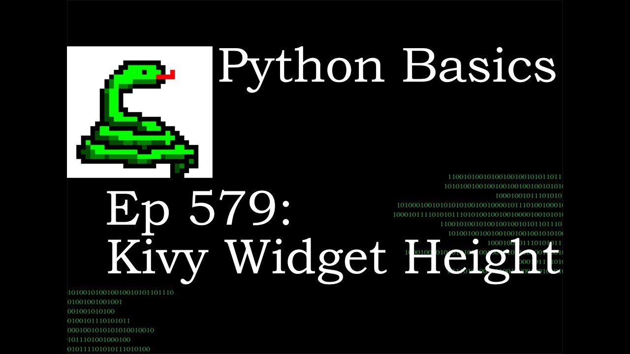 Python Basics Tutorial Using Height DP Argument For Kivy BoxLayout Widget