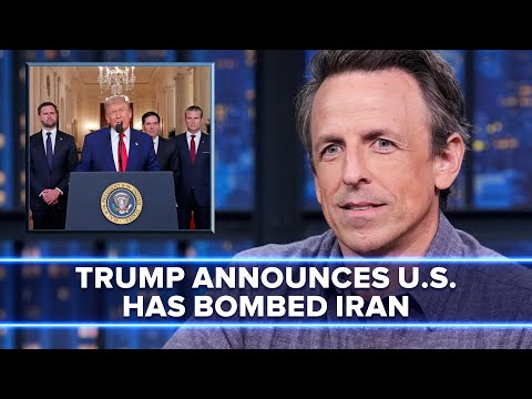 Trump Announces U.S. Has Bombed Three Nuclear Sites in Iran