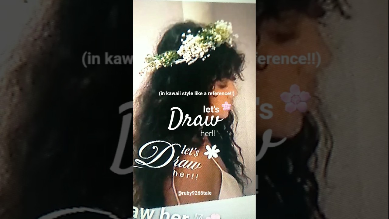 let's draw her!! 🌸 in @kawaiitale  style!!  #art #fypシ #viral  #drawing #sketch