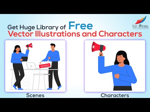 Get Huge Library of Free Vector Illustrations and Characters - be Ryzel e-Skill Evolution Center