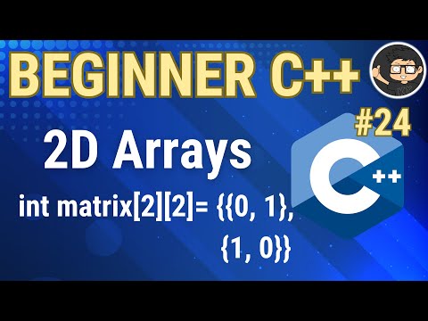 Multidimensional Arrays in C++ (2D arrays)
