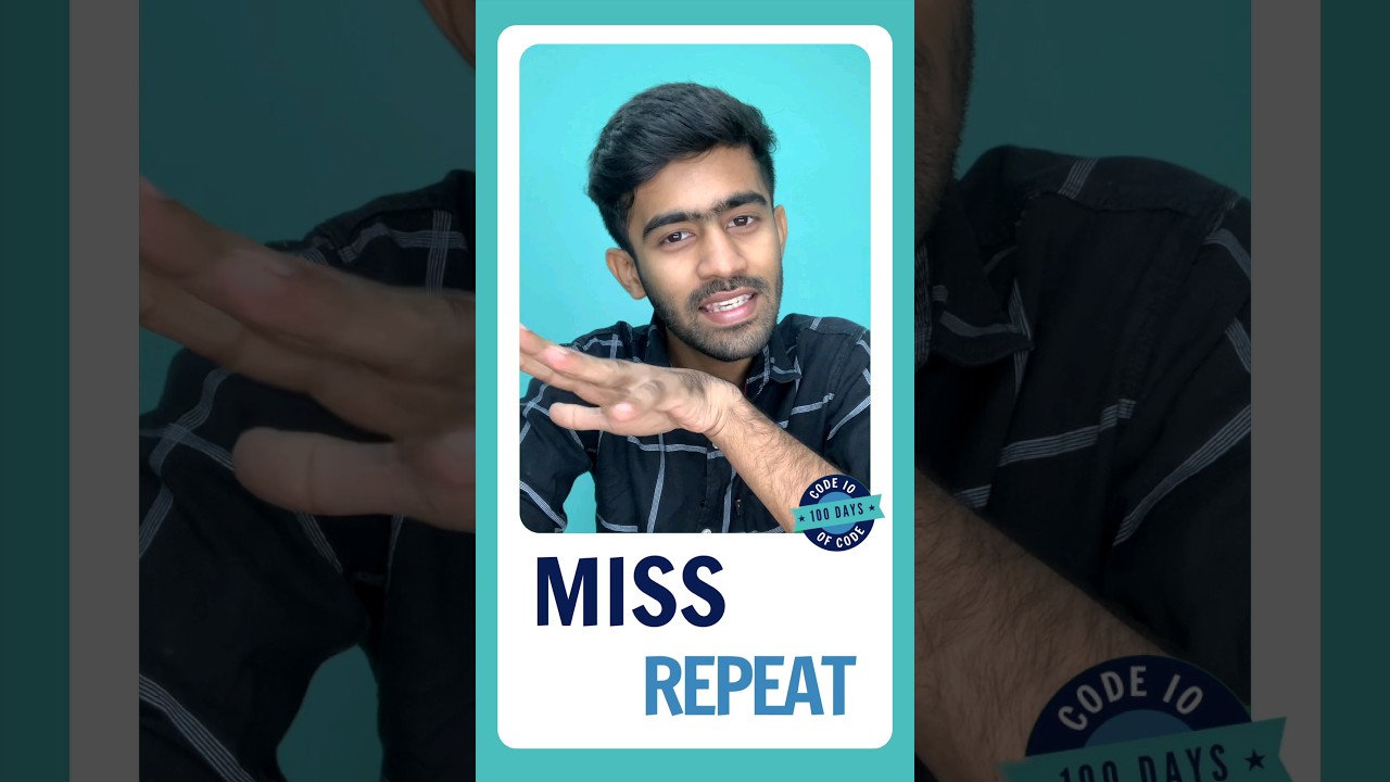 Zoho Interview Question | Miss & Repeat - Day 42