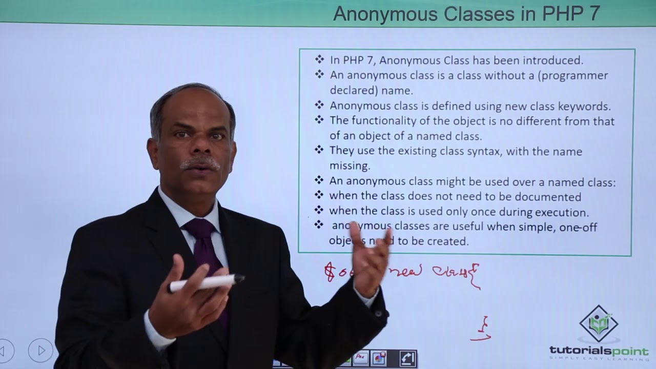 PHP 7 - Anonymous Class