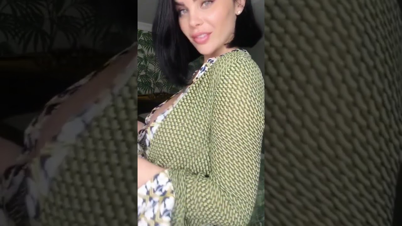 A very beautiful brunette with big breasts