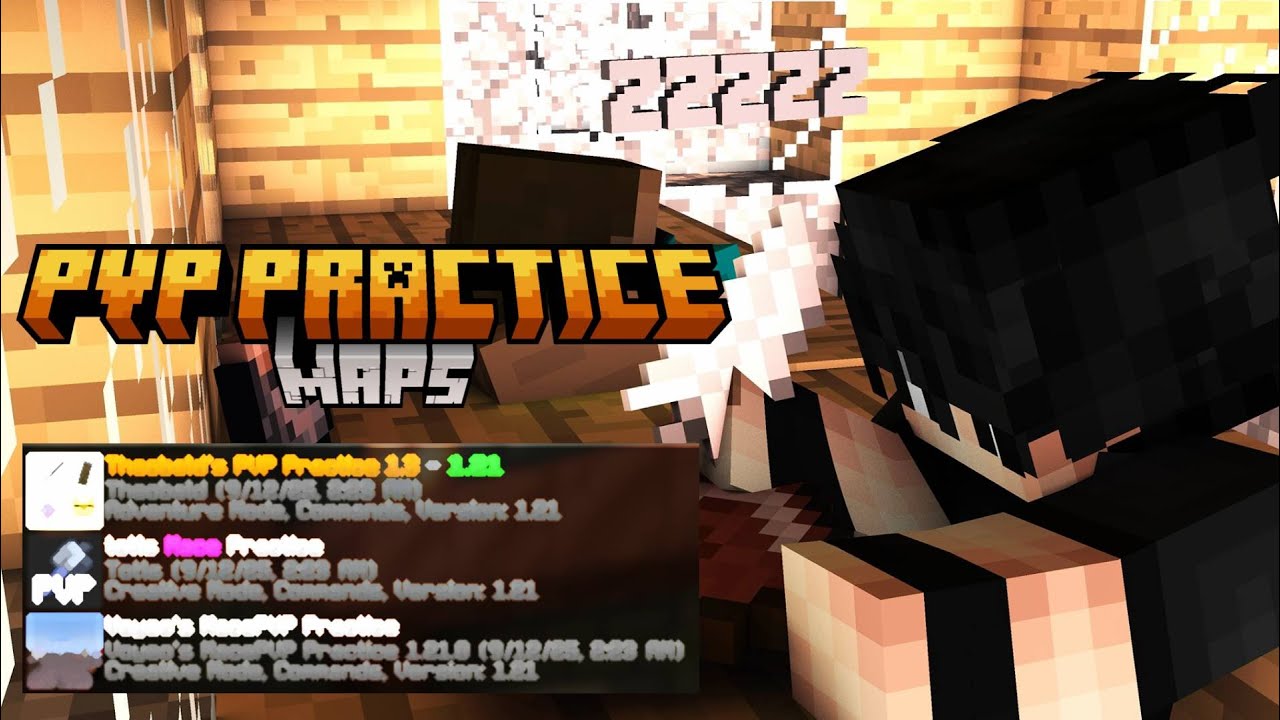 Top 3 Minecraft PRACTICE PVP MAPS