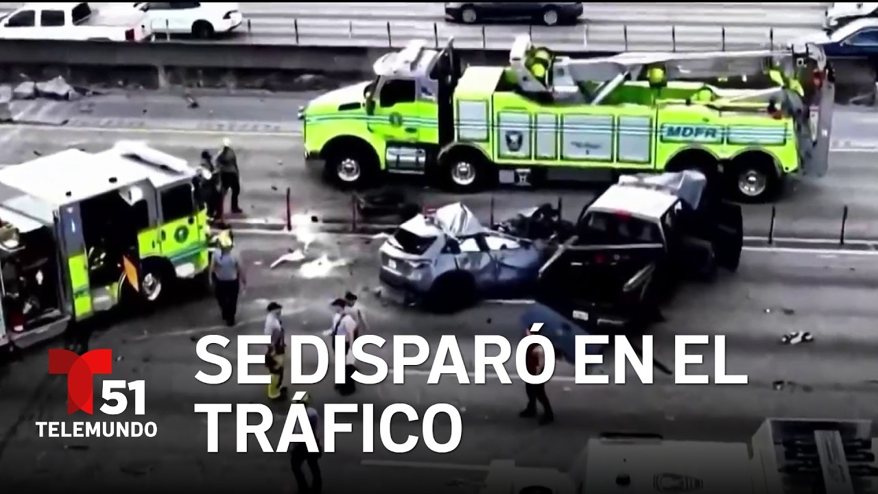 A man takes his own life in the middle of traffic, causing a spectacular accident.