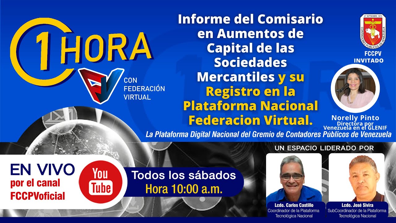 Informe del Comisario en Aumentos de Capital de las Sociedades Mercantiles.