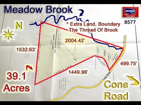 SOLD! Maine Land For Sale | Over 39 Acres, Camper Trailer Near East Grand Lake MOOERS #8577