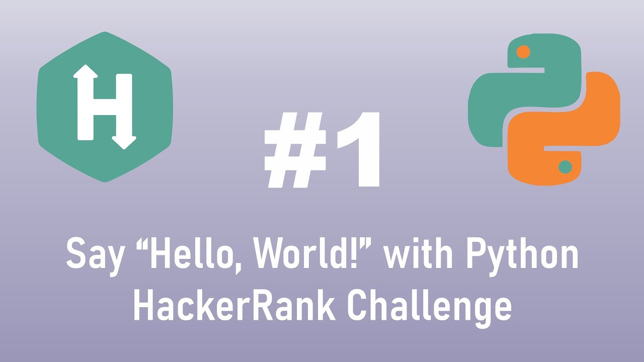 Python  Hackerrank Challenge #1 