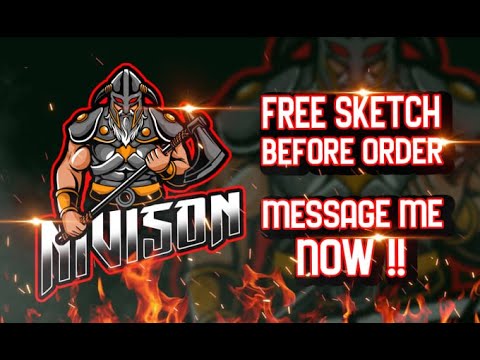 I will design gaming mascot logo for twitch, youtube, esports team
