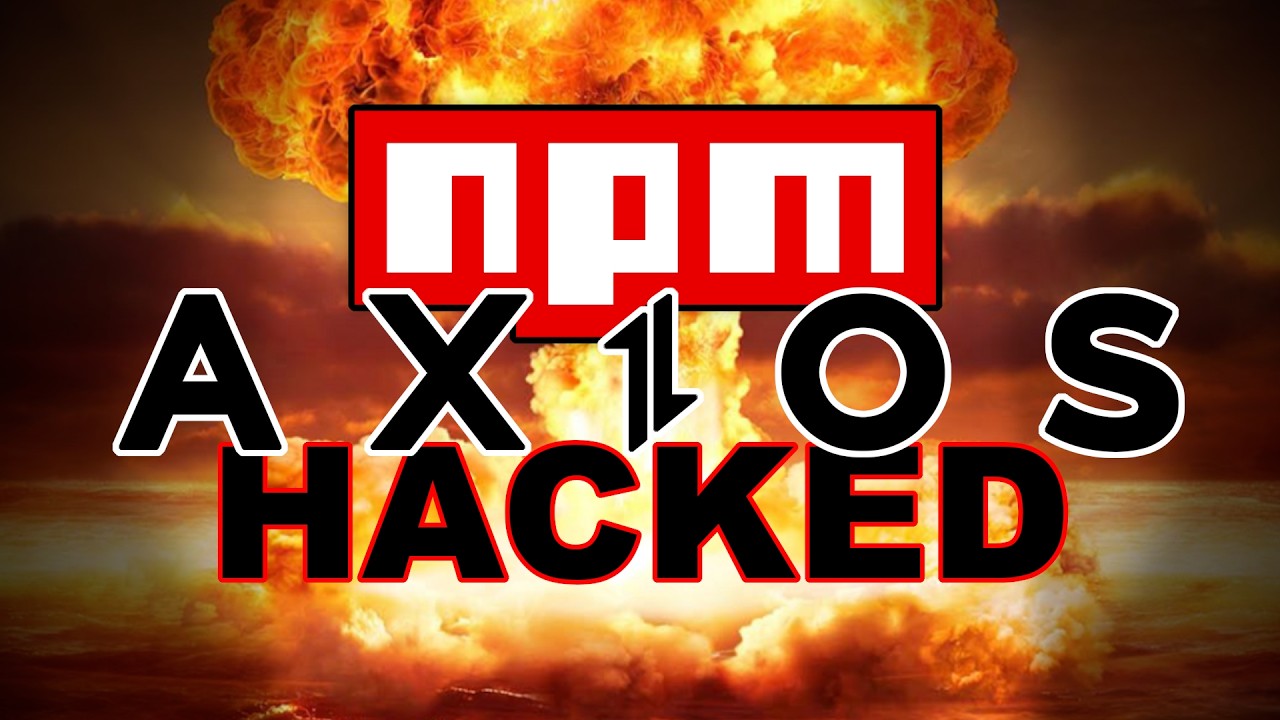 HUGE npm axios supply chain attack