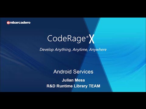 Android Services Presentations and Workarounds – The Podcast at Delphi.org