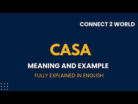 What Does casa Means || Meanings And Definitions With casa in ENGLISH
