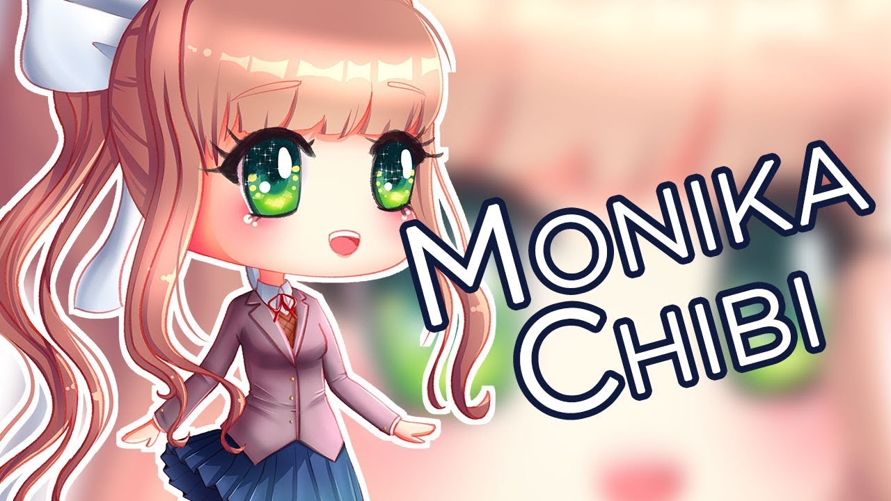 Monika Chibi - DDLC - Clip Studio Paint