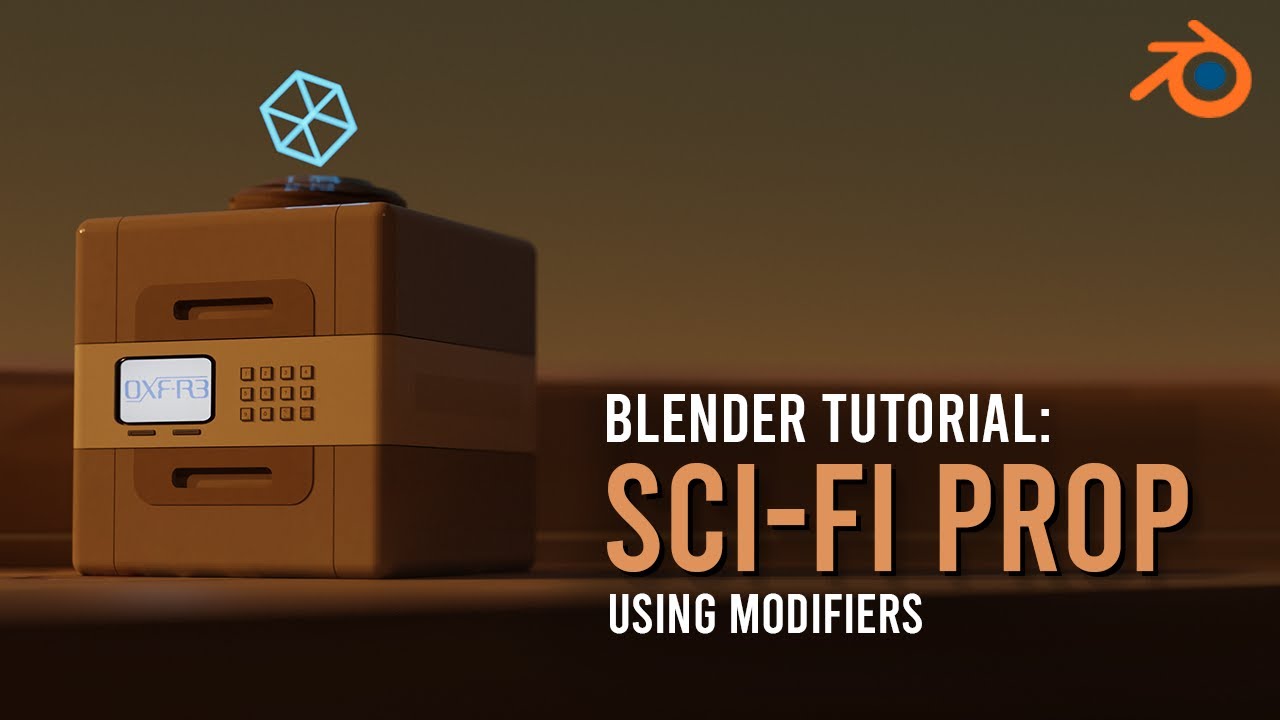 Create A Sci-Fi Prop In 5 Minutes - Blender 2.9 Tutorial