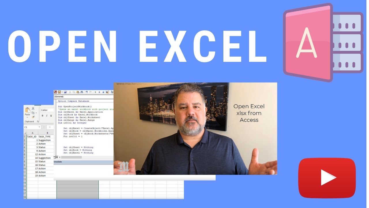 How to Open Excel from Access Using VBA
