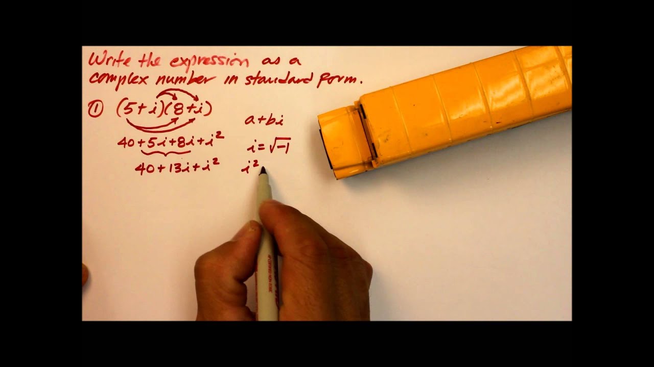 208A2 Part 2  Complex Numbers:  Multiply