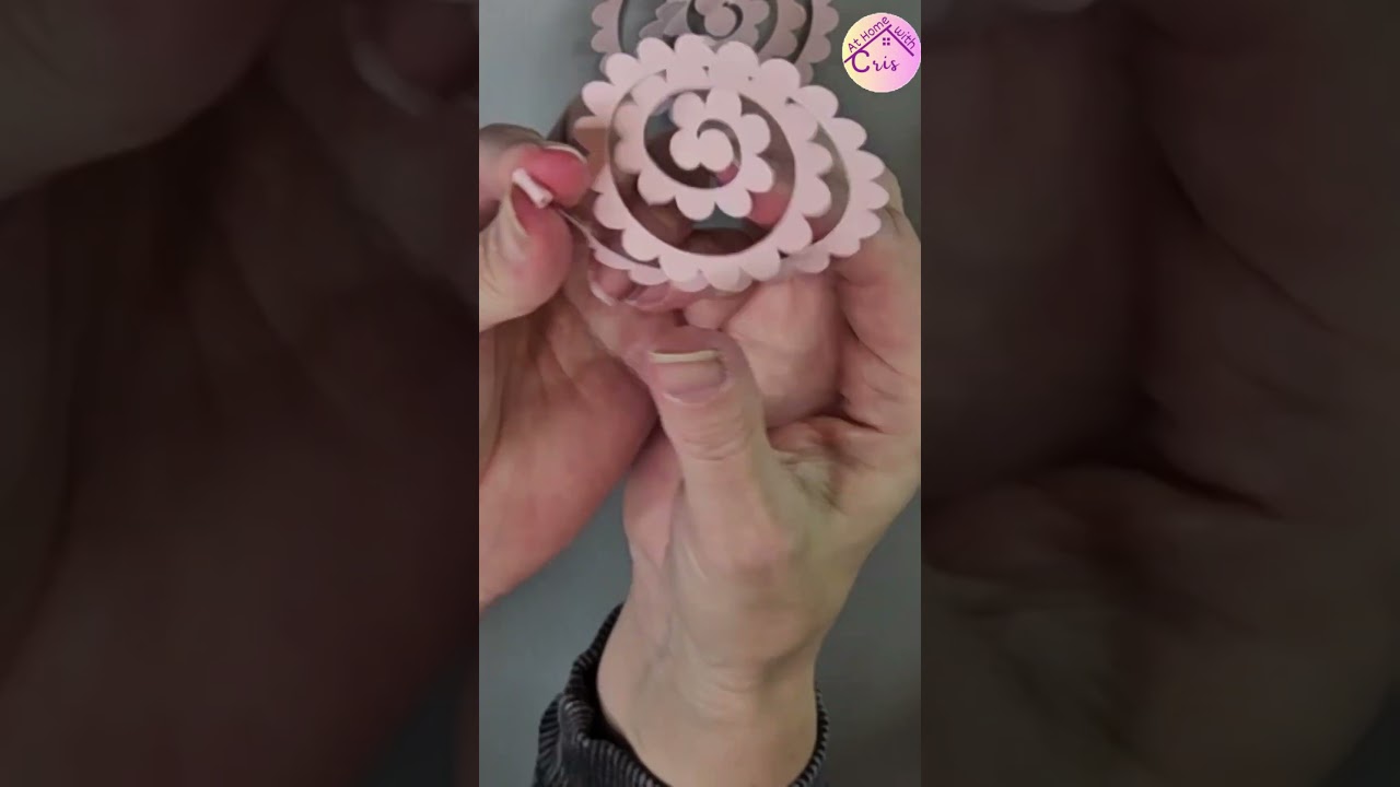 🌸How to Make Paper Flowers the Easy Way #diy #craftideas #cricut